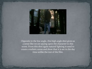 9 shot analysis - The Sixth Sense | PPTX