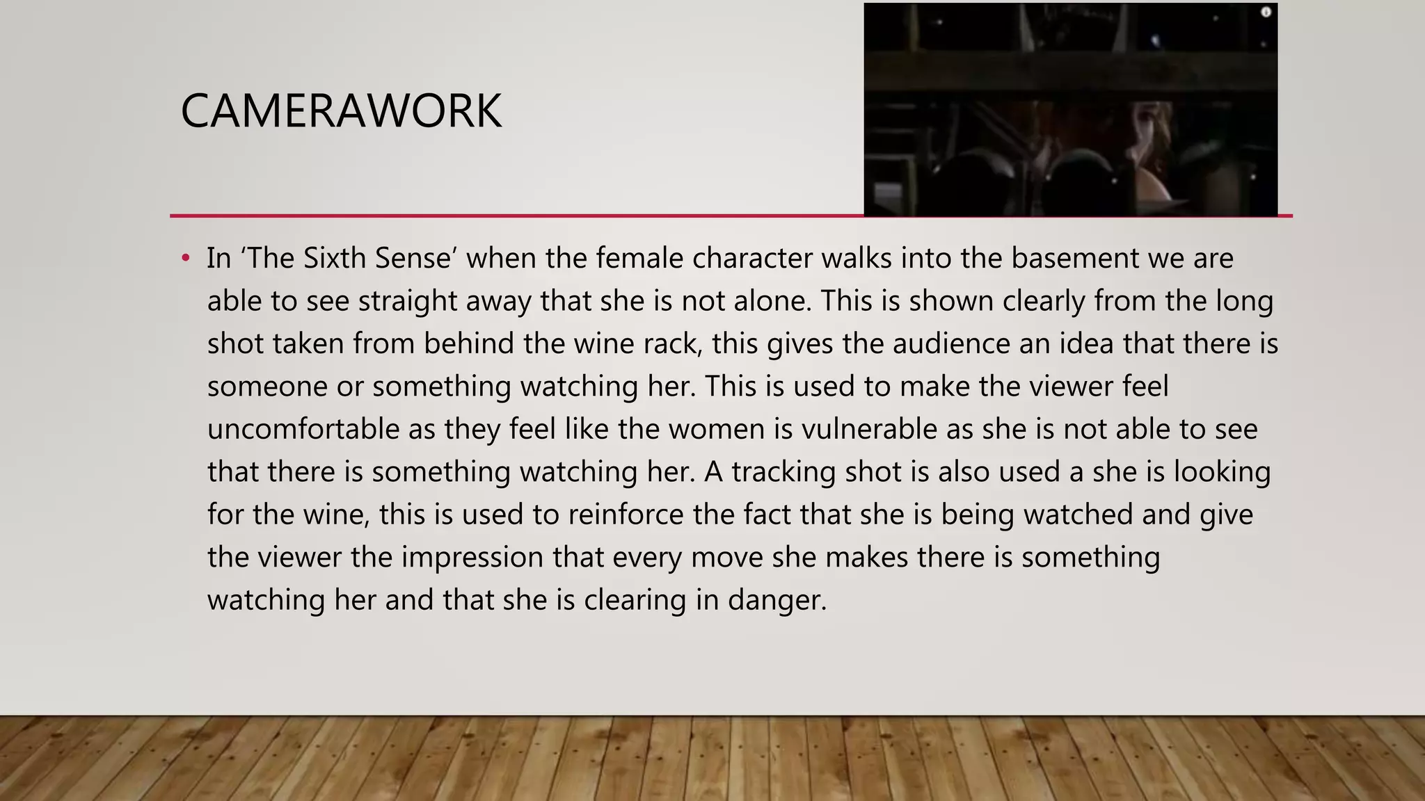 The sixth sense opening sequence analysis | PPT