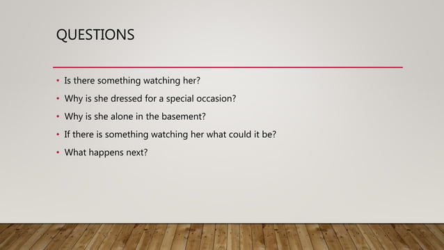 The sixth sense opening sequence analysis | PPT