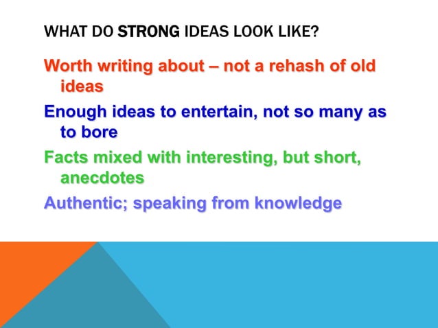 The six traits ideas | PPT