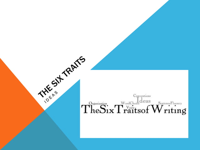 The six traits ideas | PPT