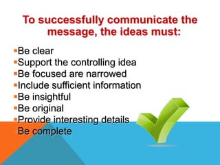 The six traits ideas | PPTX