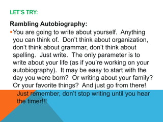 The six traits ideas | PPTX