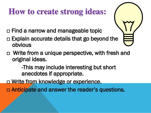 The six traits ideas