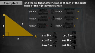 Math Nine The six trigonometric Ratios.pptx