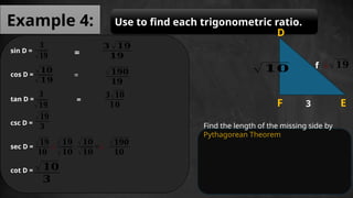 Math Nine The six trigonometric Ratios.pptx