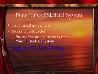 The Skeletal System | PPT