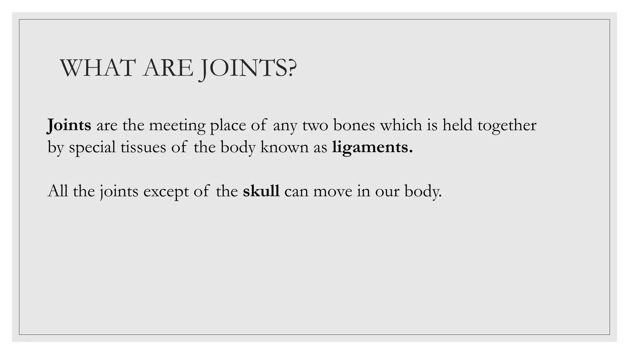 The skeletal system | PPTX