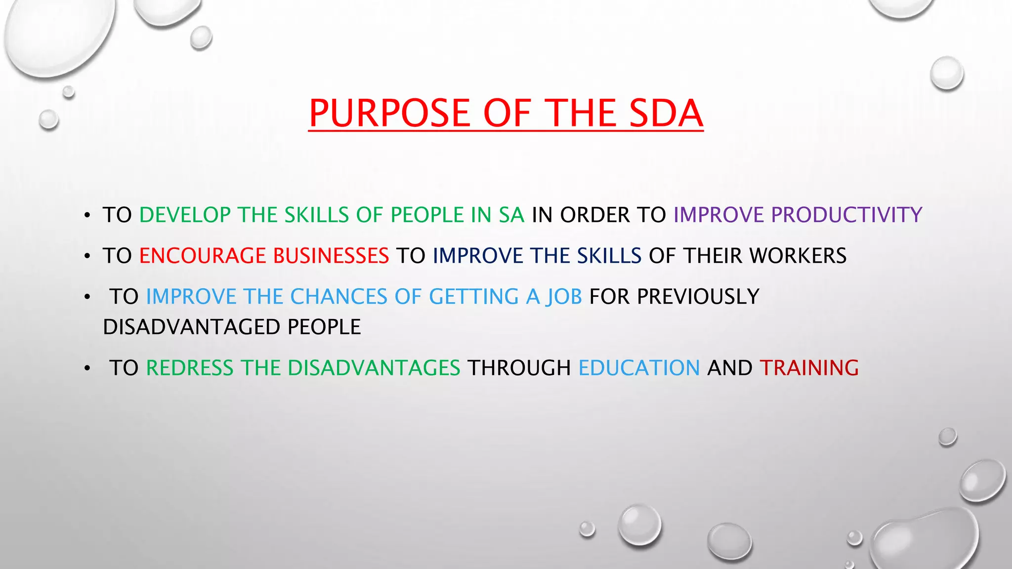 The skills development act | PPTX