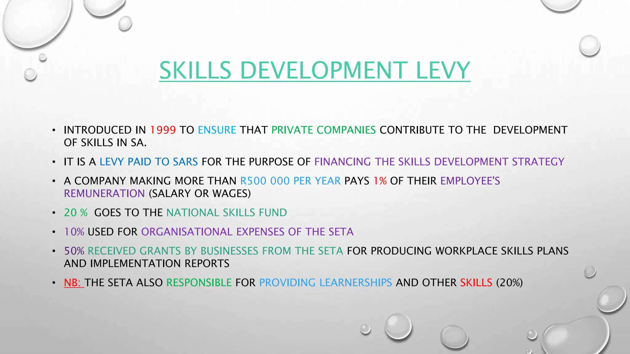 The skills development act | PPTX