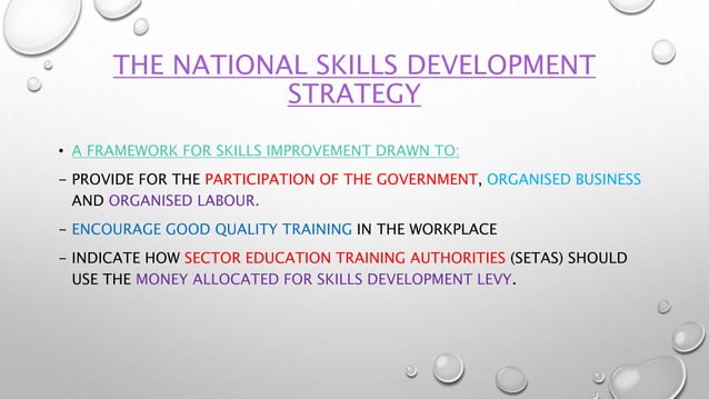 The skills development act | PPTX