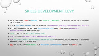 The skills development act | PPTX