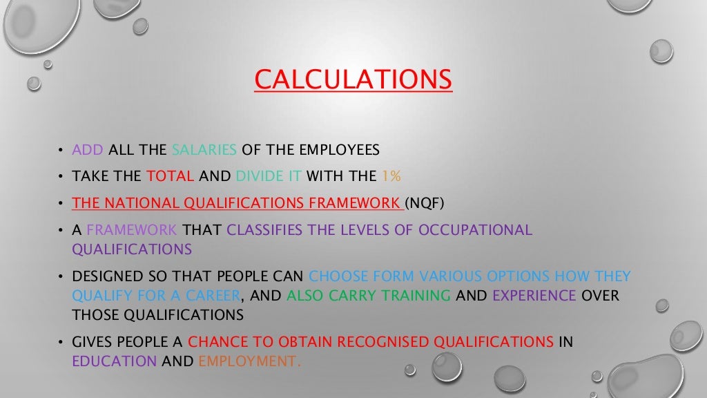 The Skills Development Act the-skills-development-act
