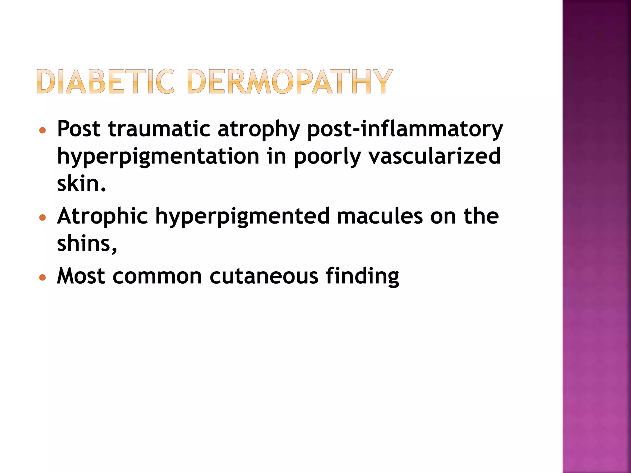 The skin manifestation of systemic diseases | PPTX