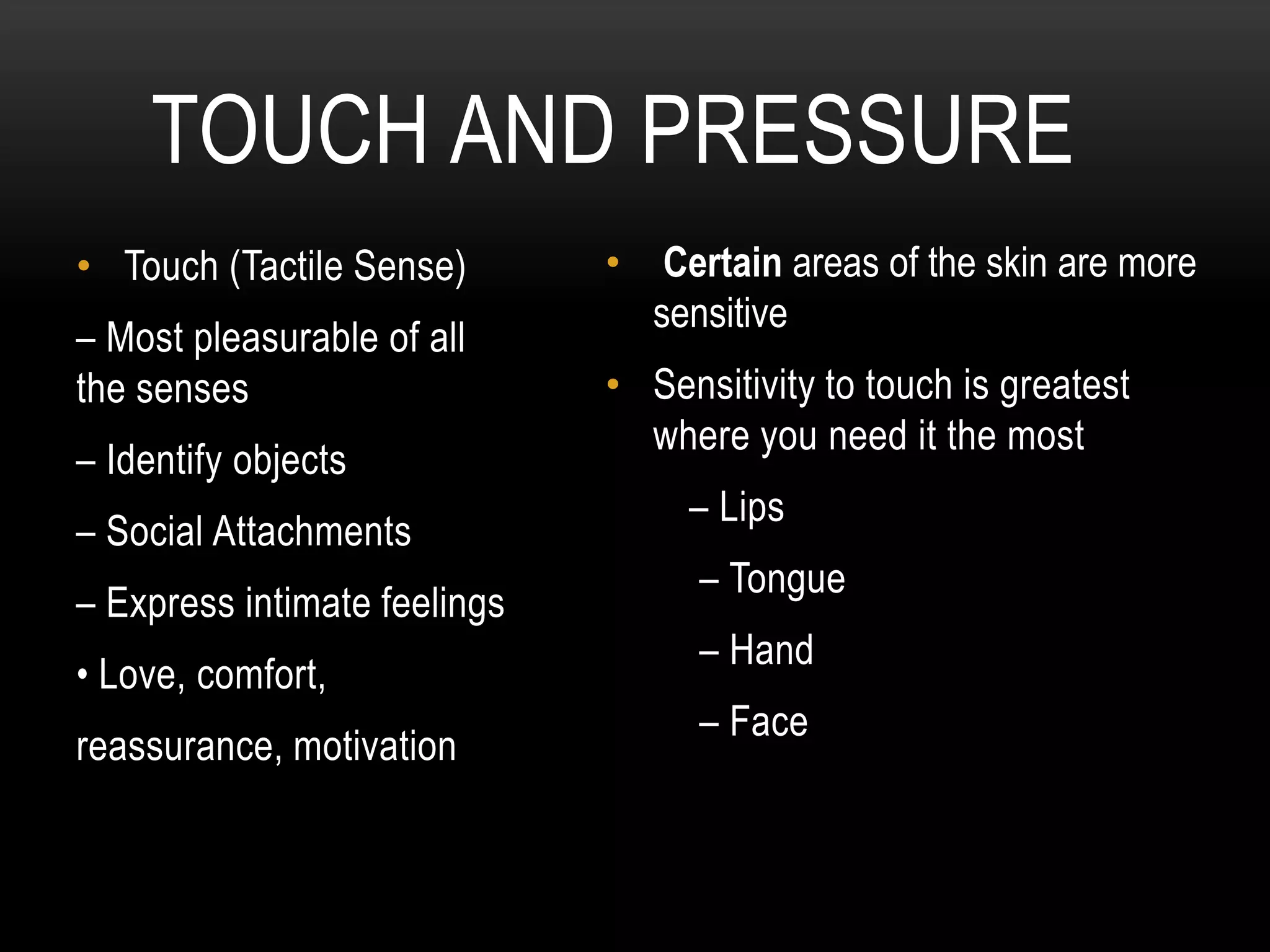 The skin senses | PPTX