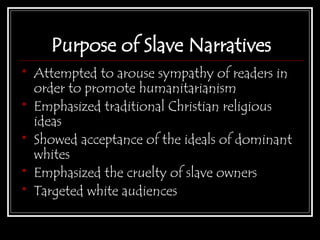 The Slave Narrative PPT Douglass introduction.ppt | Crime & Harmful ...