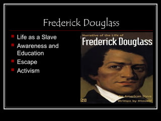 The Slave Narrative PPT Douglass introduction.ppt