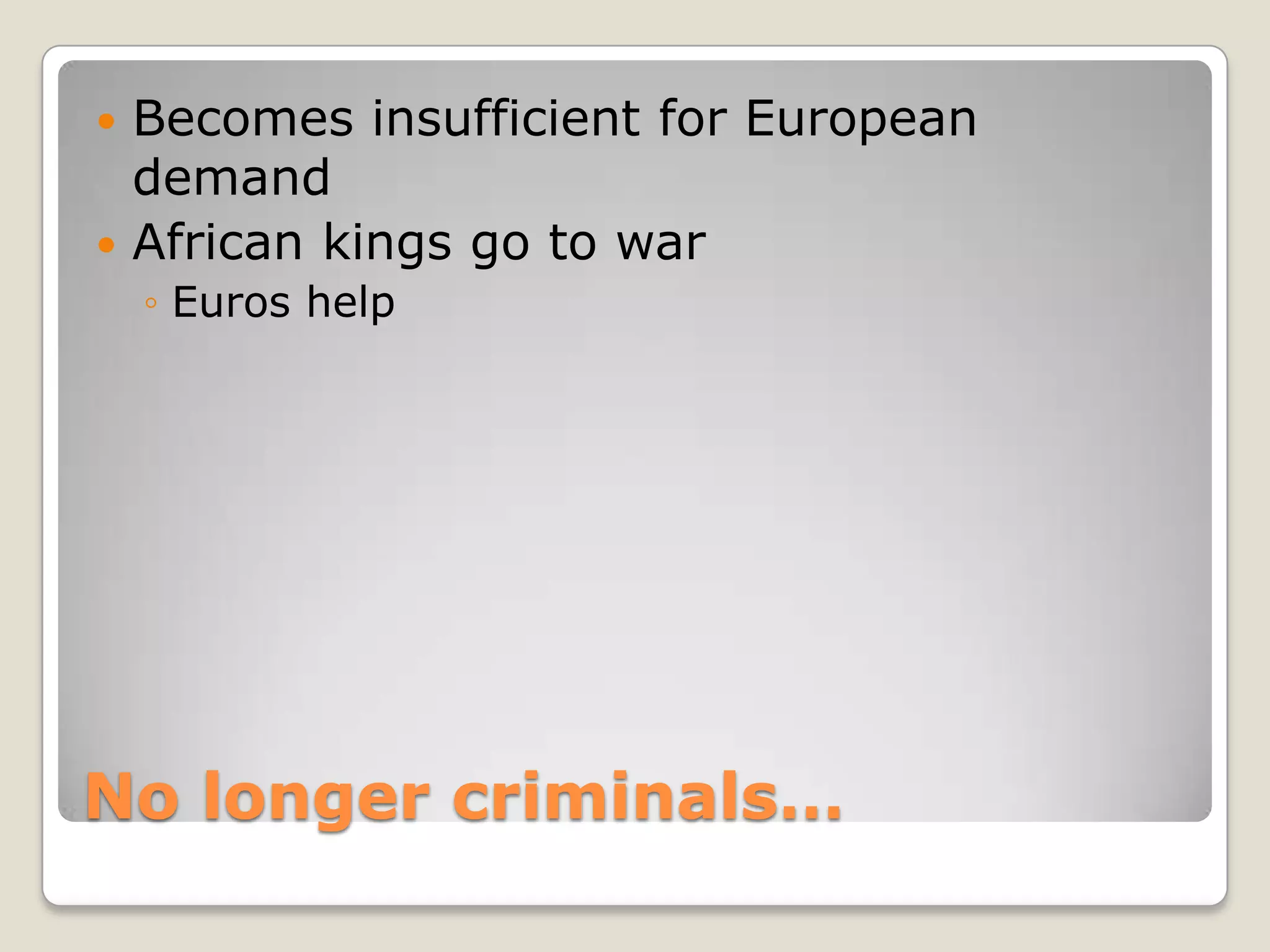 The Slave Trade | PPT