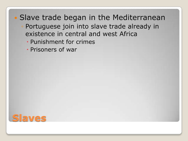 The Slave Trade | PPT