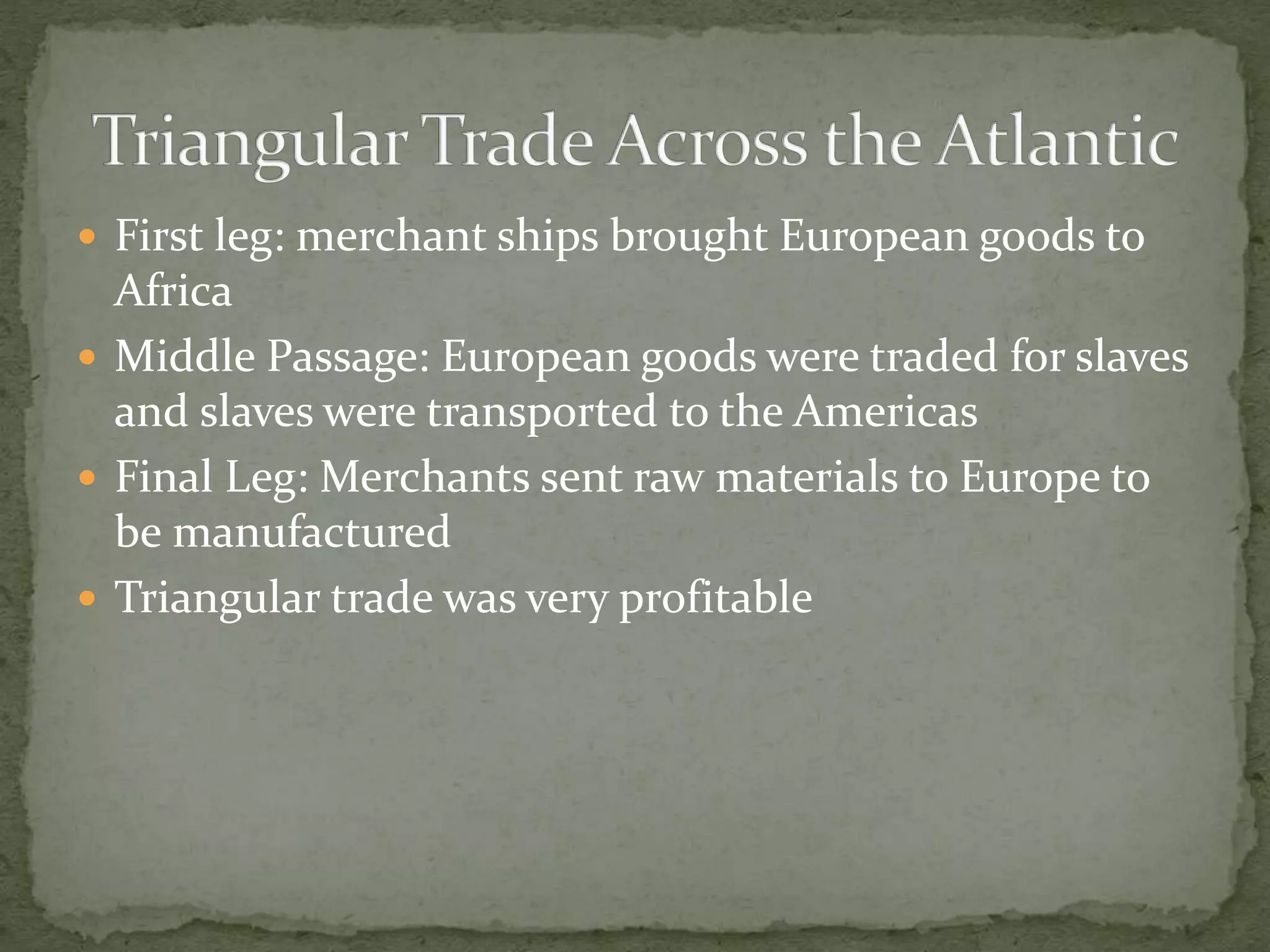 The Slave Trade | PPT