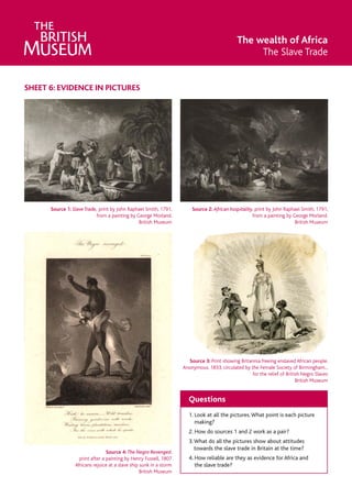 The slavetrade studentsworksheets | PDF