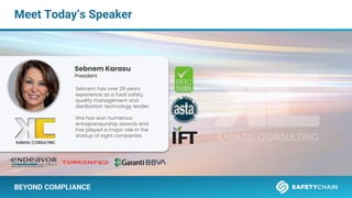 The Sleeping Beauty: Waking Up Food Safety Culture | PPTX