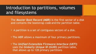Introduction to the Sleuth Kit and filesystem forensics | PPTX