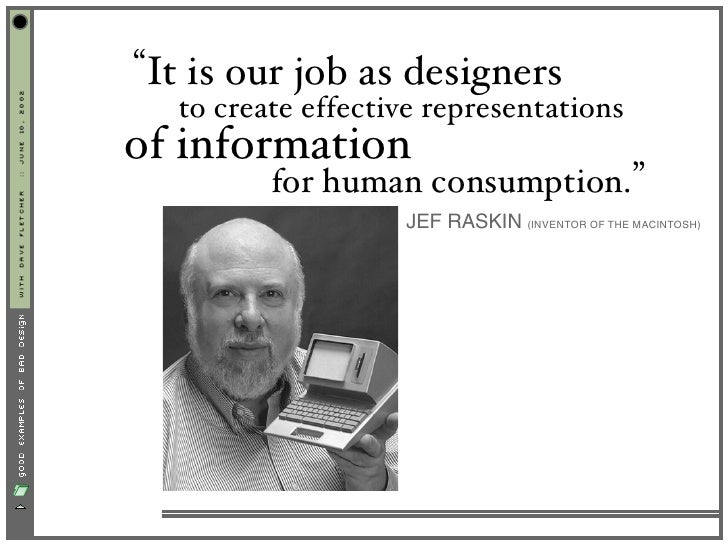 Good Examples of Bad Design