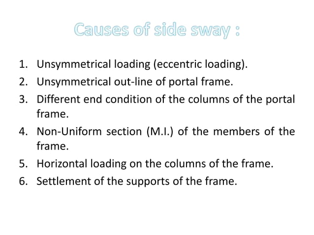 ANALYSIS OF FRAMES USING SLOPE DEFLECTION METHOD | PPTX | Physics | Science