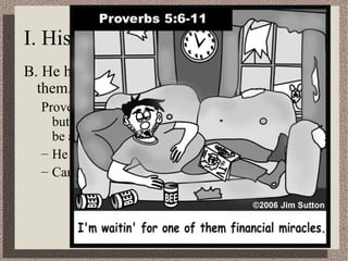 The People of Proverbs (Part 3): The Sluggard | PPT