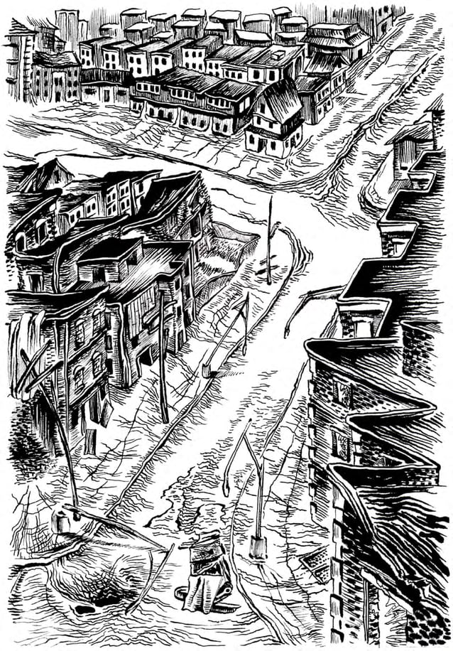 The Slums | PDF | Drawing and Sketching | Arts and Crafts