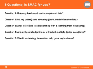 Why the SMAC Stack is Going to Change the Word...Or has it Already? | PPT