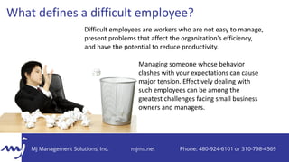 The small business owner’s guide to dealing with difficult people | PDF