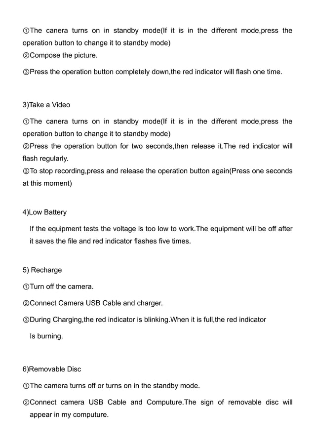 The smallest mini camera user manual | PDF