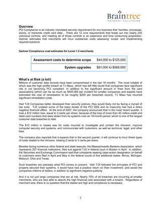 The Smart Approach To Pci DSS Compliance – Braintree White Paper | PDF