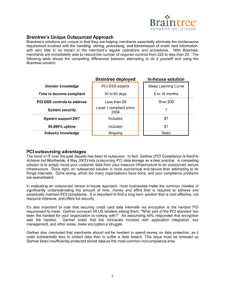 The Smart Approach To Pci DSS Compliance – Braintree White Paper | PDF