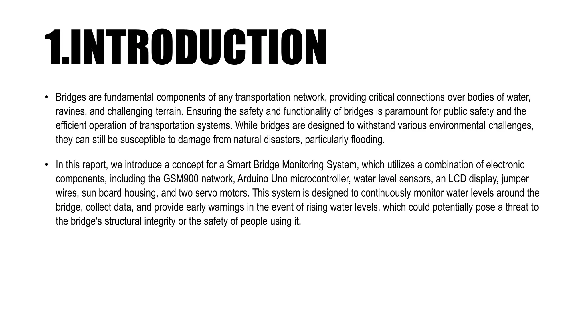 THE SMART BRIDGE ECE.pptx | Internet of Things | Internet