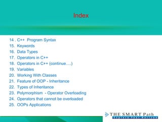 The smartpath information systems c plus plus | PPT
