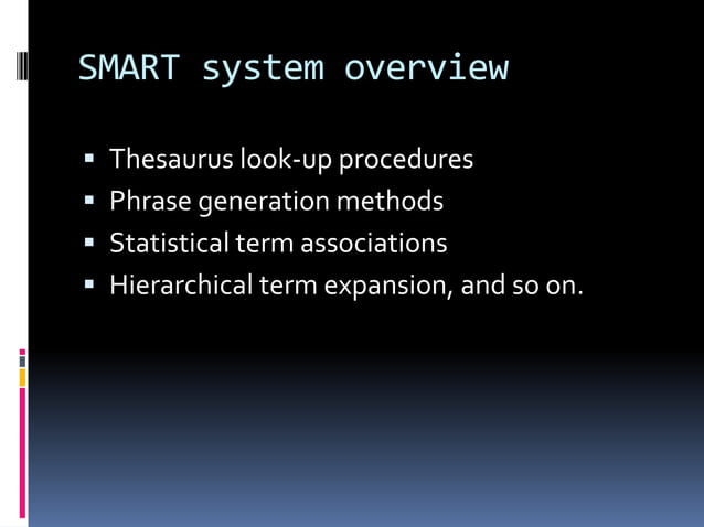 The smart retrieval experiment | PPT