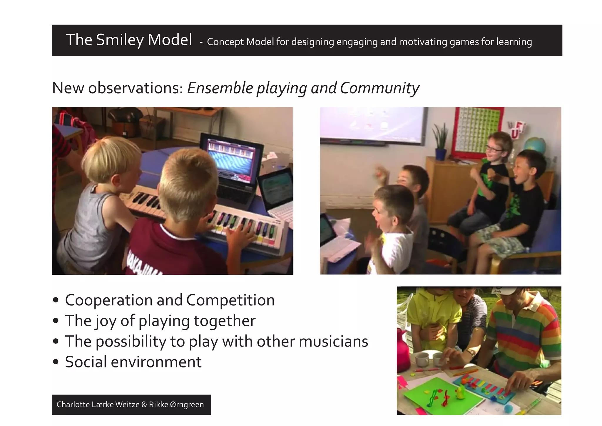 The Smiley Model - Concept Model for designing engaging and motivating ...