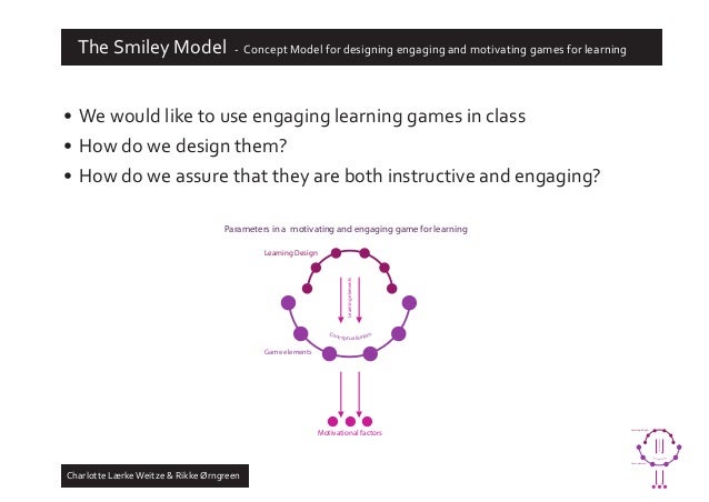 The Smiley Model - Concept Model for designing engaging and motivat…