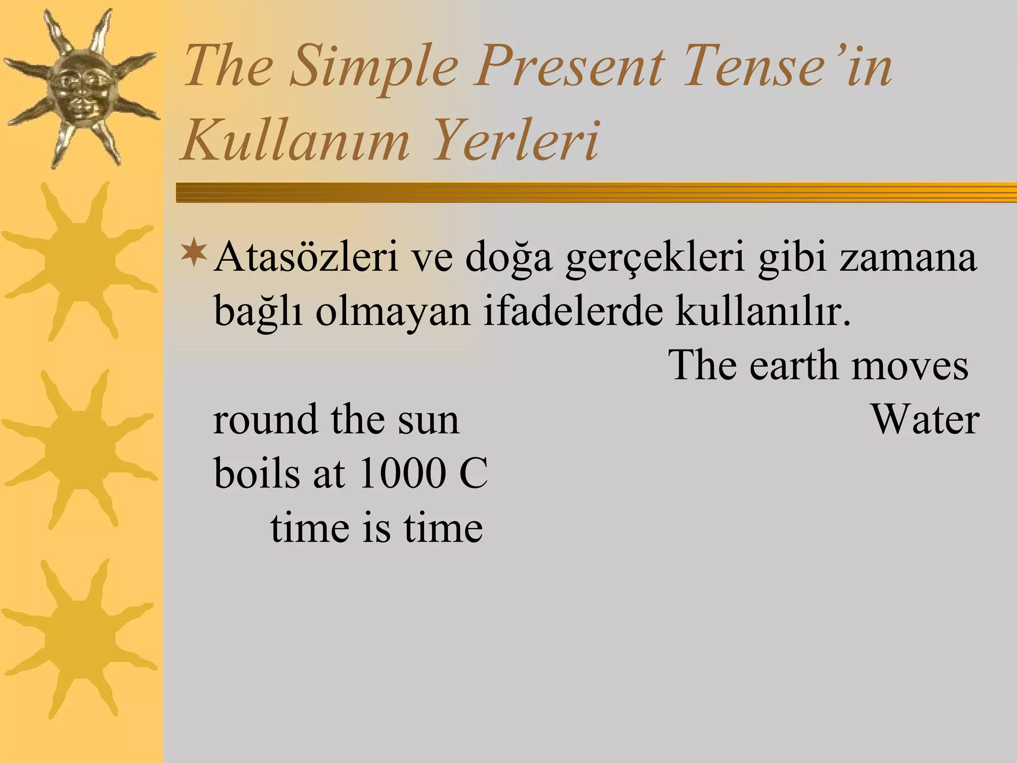 The Simple Present Tense -pps | PPT
