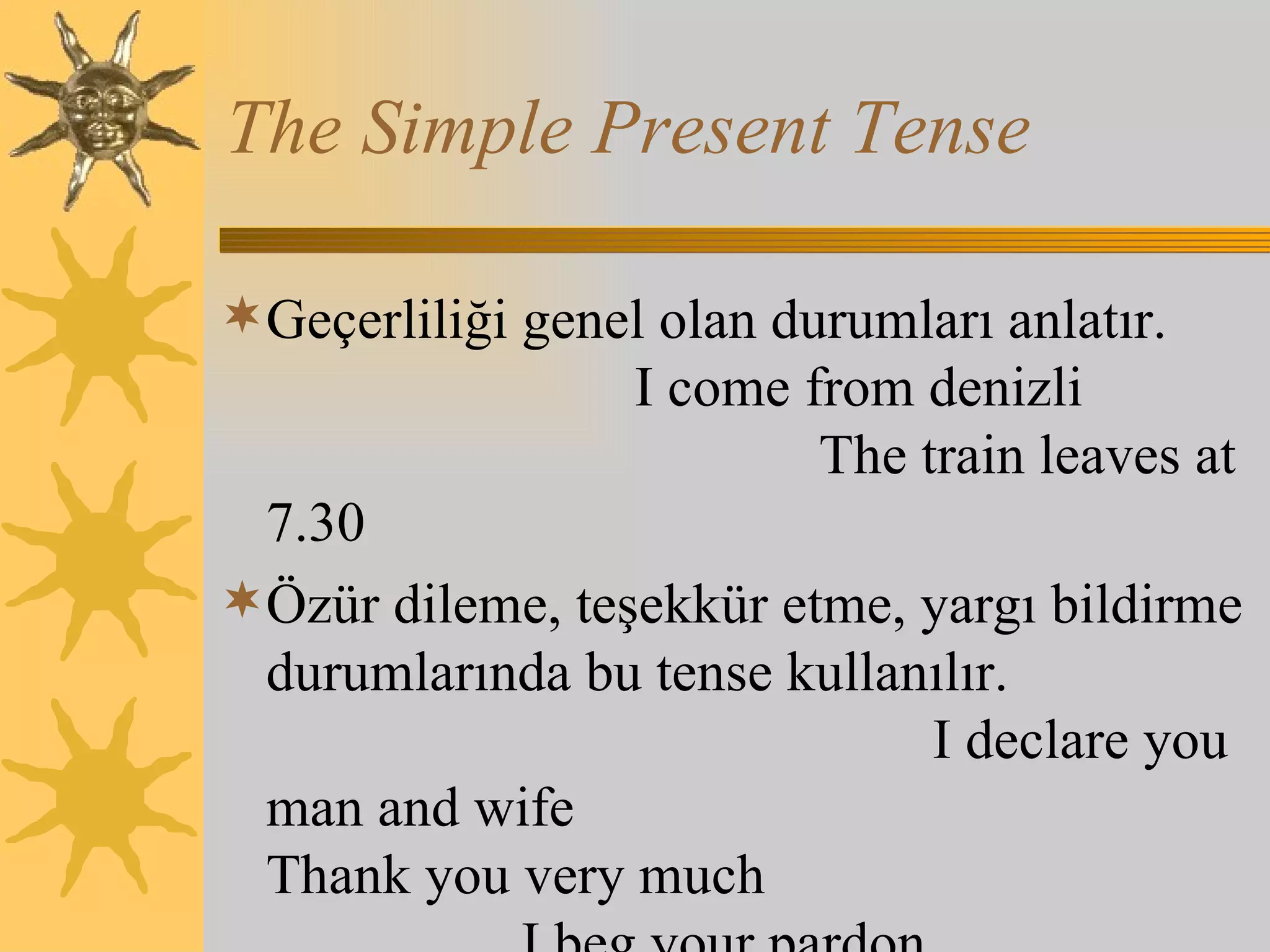 The Simple Present Tense -pps | PPT