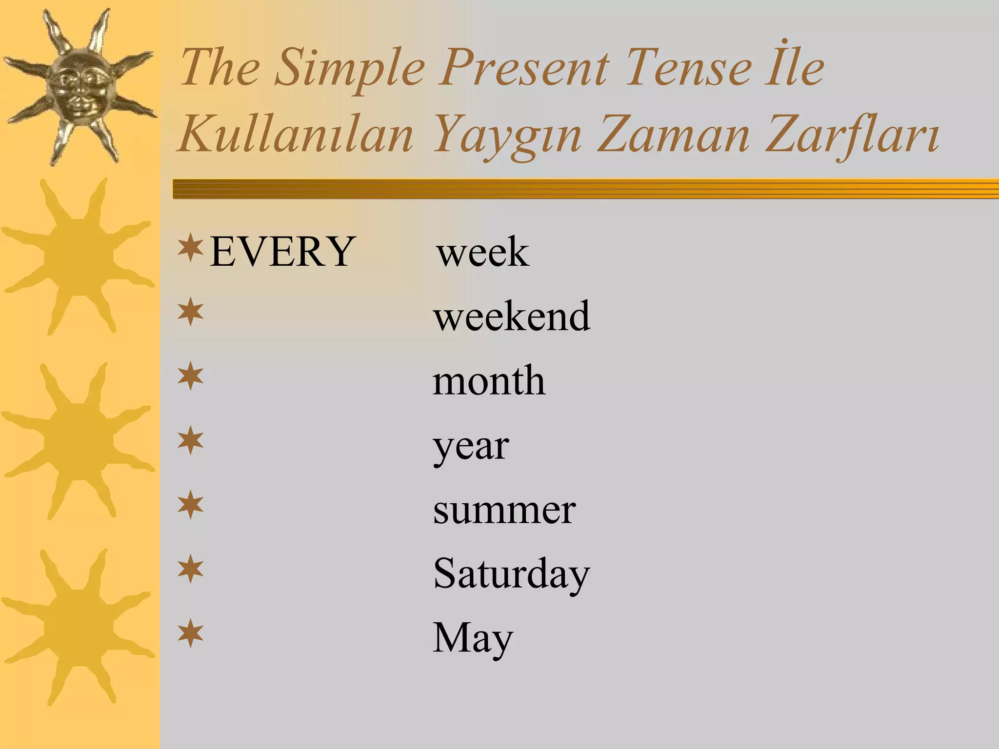 The Simple Present Tense -pps | PPT