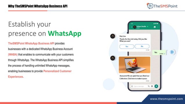 Enhance customer interactions by leveraging the WhatsApp Business API Provider. | PPTX