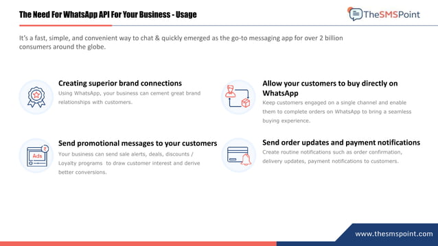 Enhance customer interactions by leveraging the WhatsApp Business API Provider. | PPTX