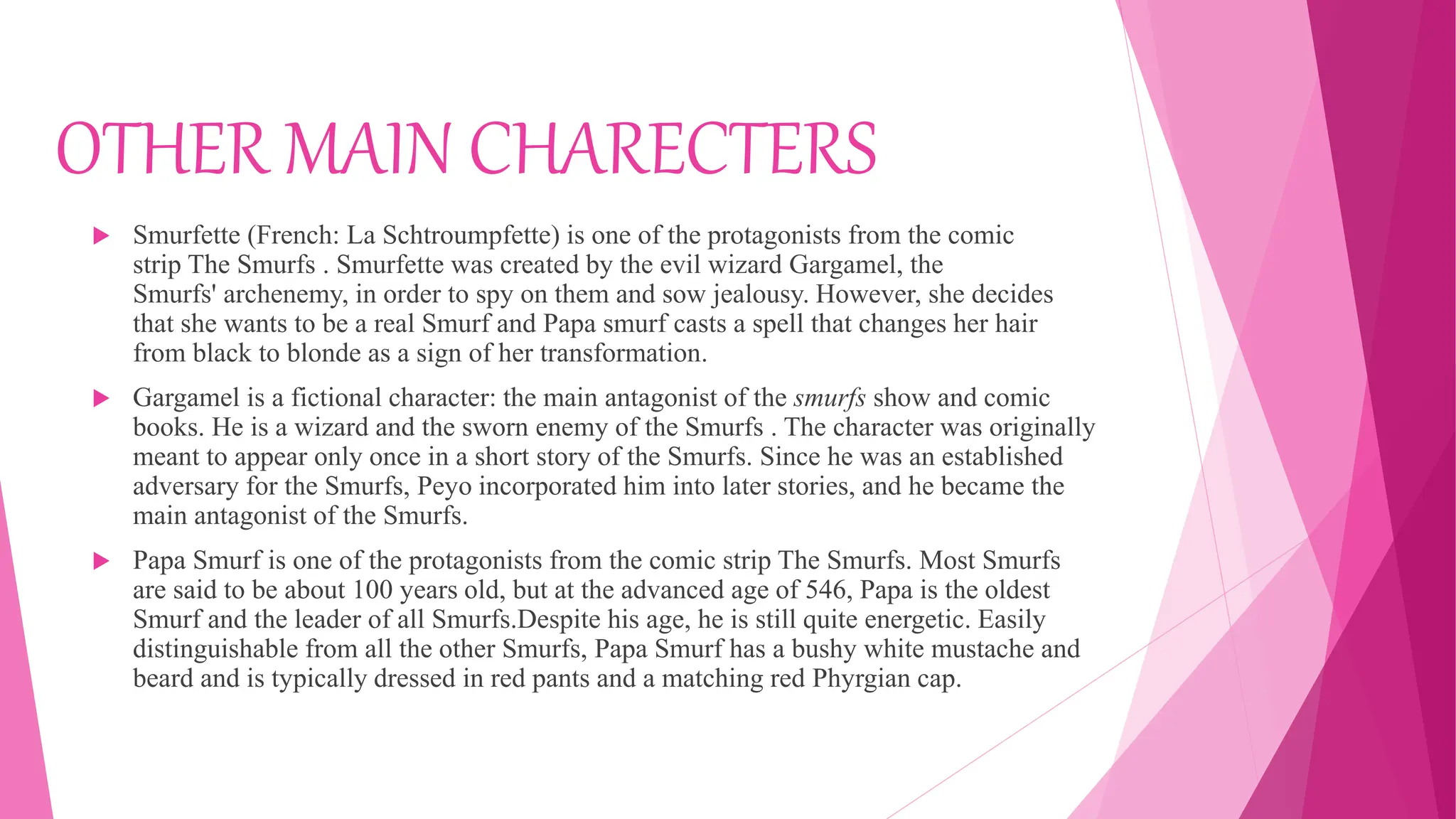 ppt on smurfffff a cortpoon 100 smurf there | PPTX