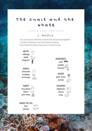 The snail and the whale, create your own story | PDF