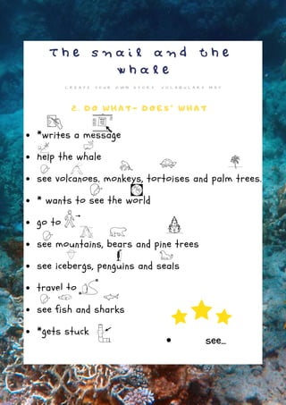 The snail and the whale, create your own story | PDF