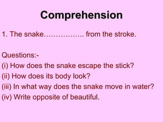 The snake trying 8 | PPT